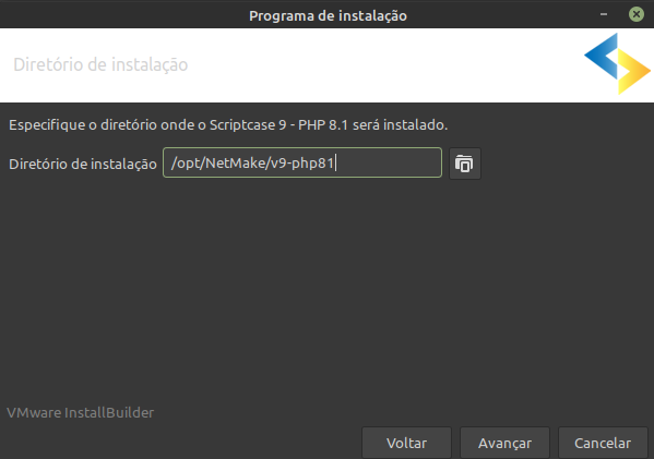 Instalador para Linux Documentação Scriptcase